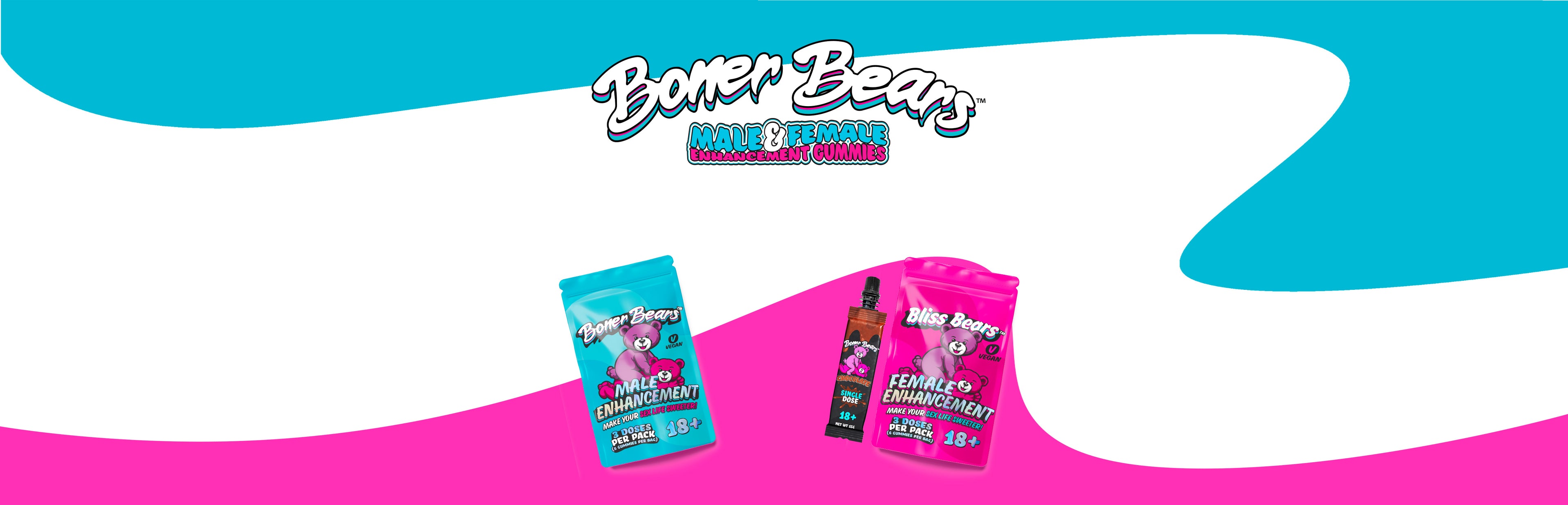Male & Female Enhancement Gummies | Honey & Chocolate – Got Boner Bears